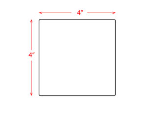 4 x 4 Thermal Labels | Buy 4" x 4" Direct Thermal Labels - Premium ...