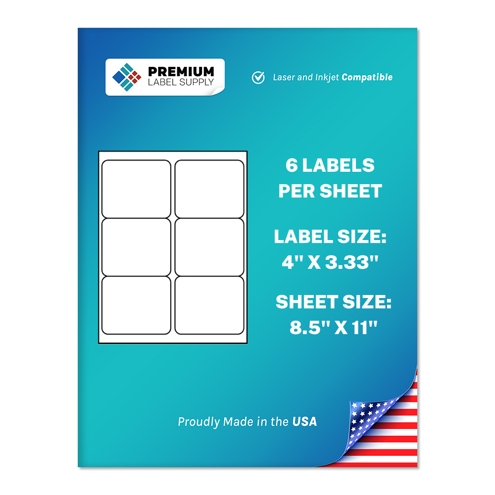 4 x 3.33 Labels | Order 4 x 3.33 FBA Labels and 4 x 3.33 Shipping ...